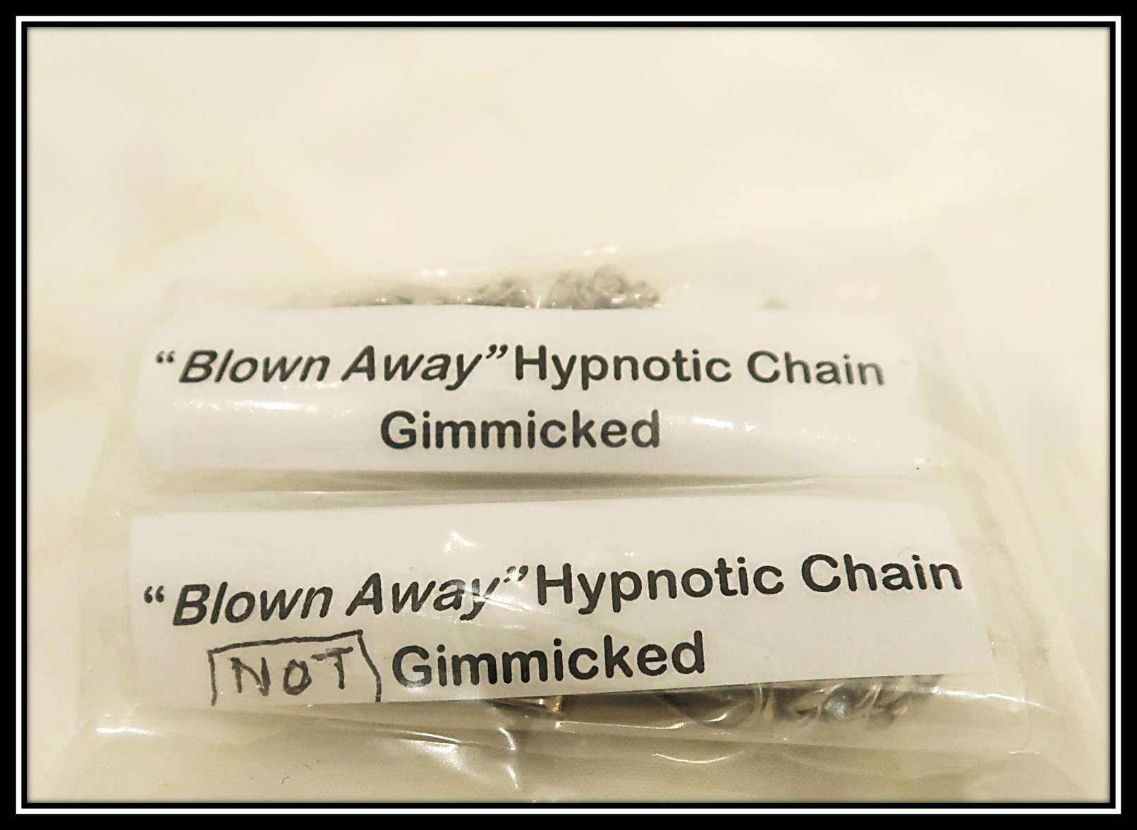 Gaffed Chain & Hypnotic Routine – Magician's Cottage